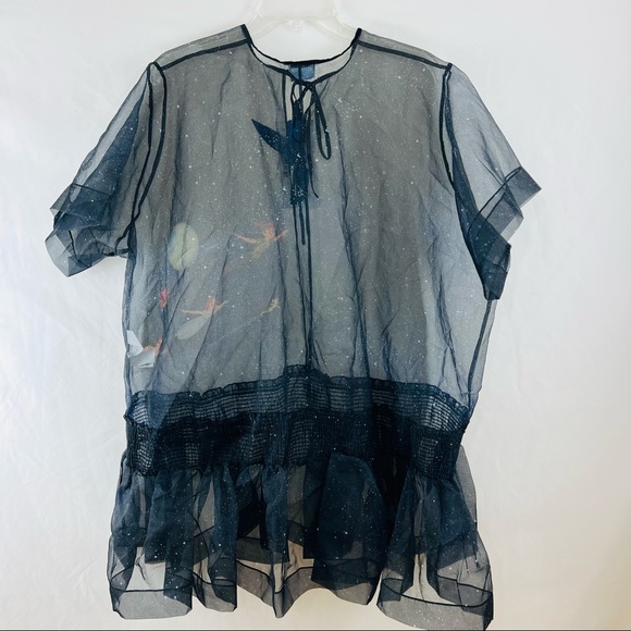 Zara | Tops | Zara Disneys Peter Pan Sheer Tunic | Poshmark